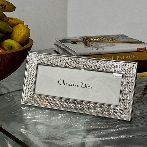 Dior | Wall Decor | Rare Christian Dior Paris Silver Plate Picture ...
